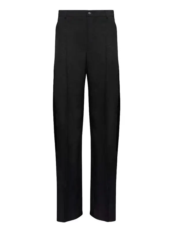 MAISON MARGIELA Creased Trousers - Black