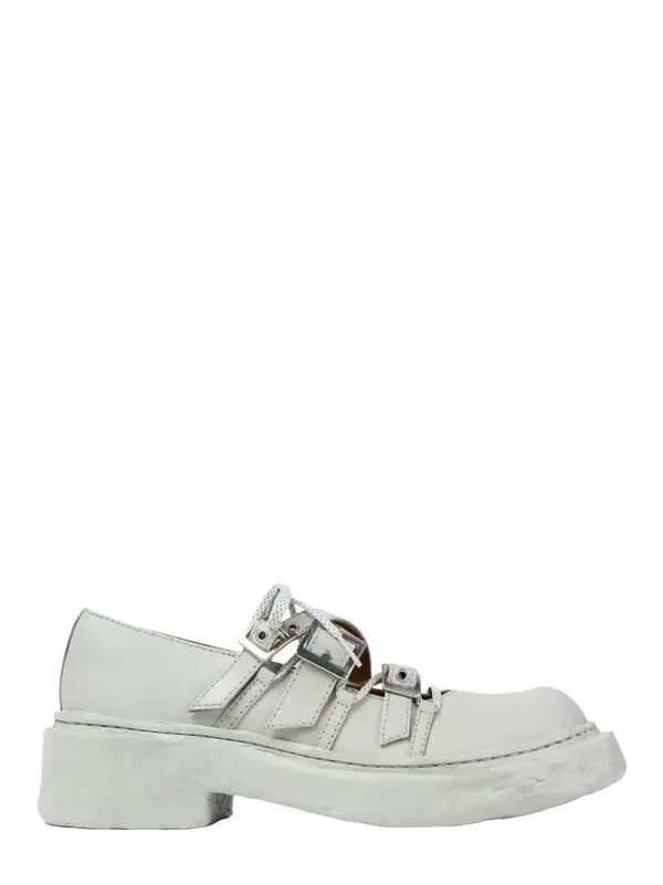 Camper Buckle-strap Vamonos Loafers - White
