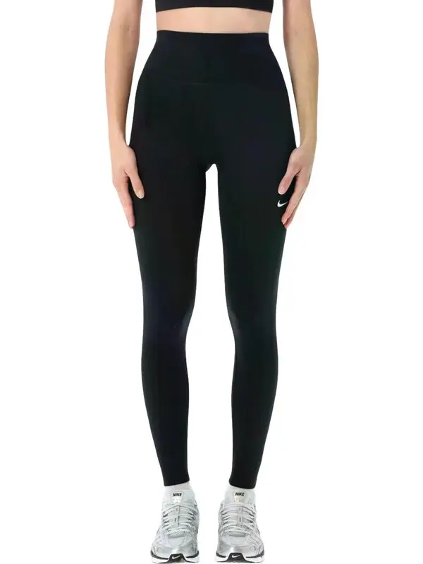 Nike Logo-detail Leggings - Black