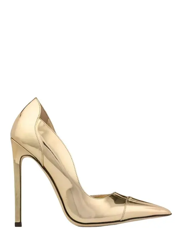 JIMMY CHOO Brigitte Pointed-toe Pumps - Gold