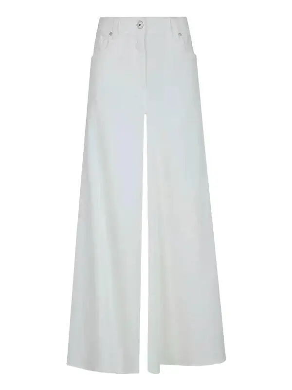 Brunello Cucinelli Wide-leg Jeans - White