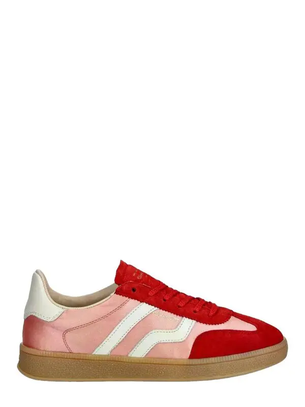 Gant Cuzima Suede Panelled Sneakers - Red