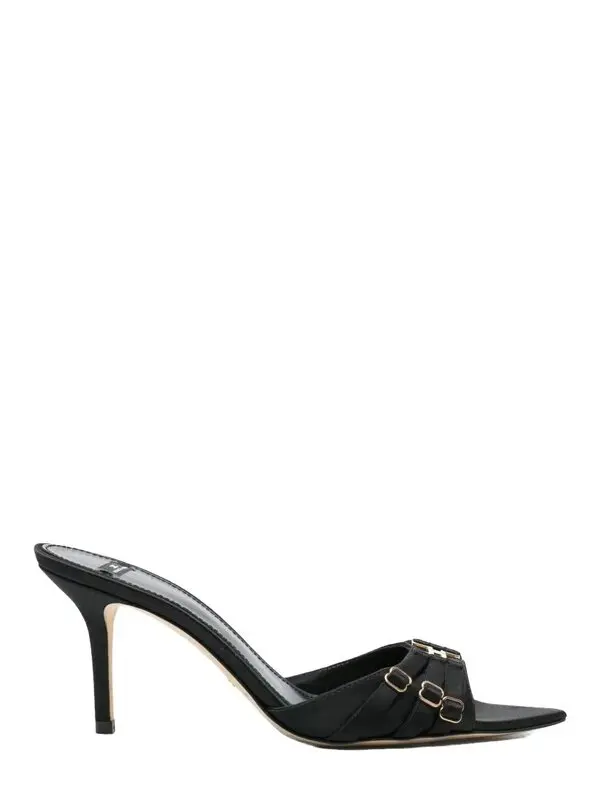 Elisabetta Franchi Logo-plaque Sandals - Black