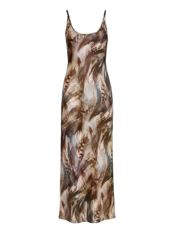 L'Agence Akiya Tank Dress - Brown