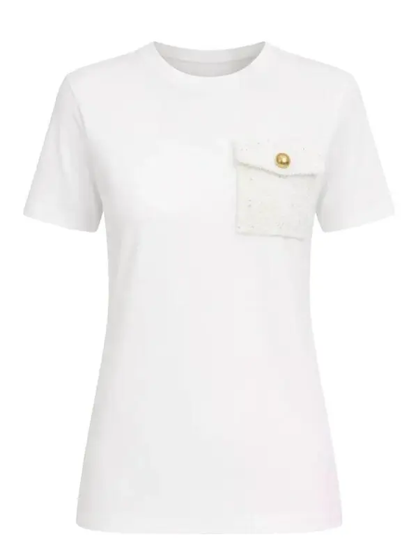 Karl Lagerfeld Pocket T-shirt - White