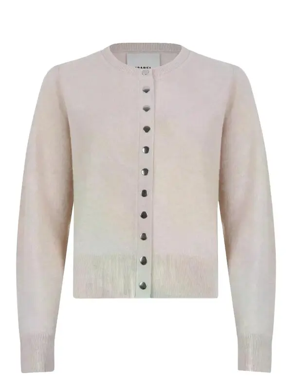 Isabel Marant Buttoned Long-sleeve Cardigan - Neutrals