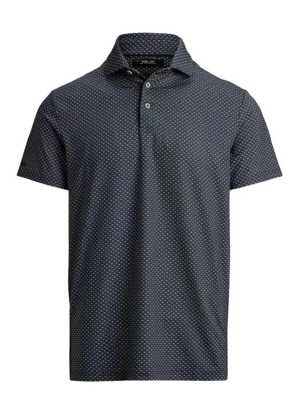Rlx Ralph Lauren Short-sleeve Patterned Polo Shirt - Blue