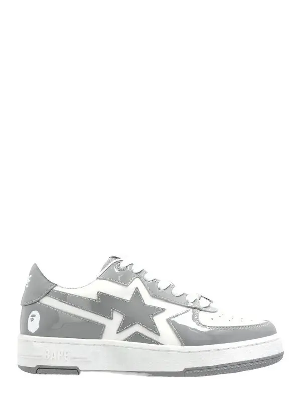 A BATHING APE Star Panelled Sneakers - White