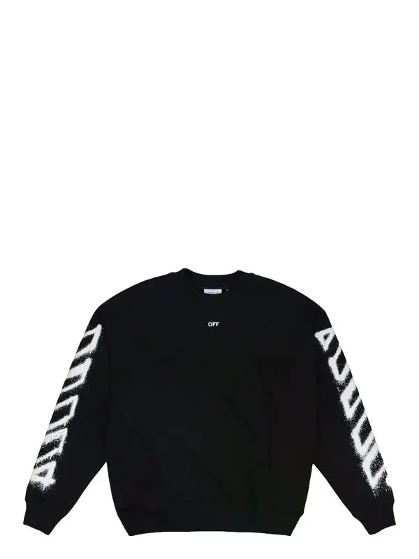 Off-White Spray Arrow Crewneck - Black