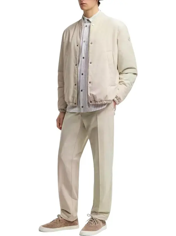 Moncler Tafoni Reversible Quilted Down Jacket - Neutrals