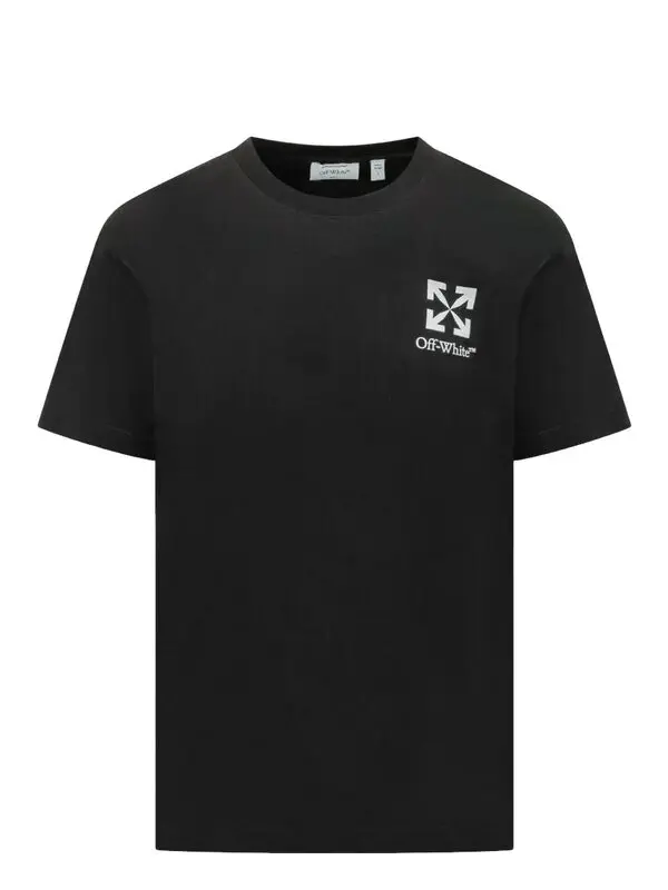 Off-White Small Arrow Slim Logo T-shirt - Black