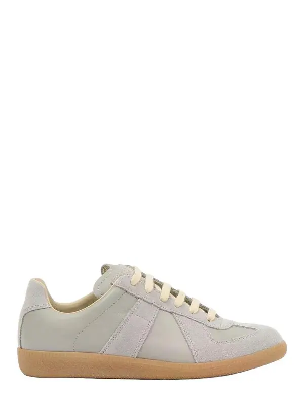 MAISON MARGIELA Replica Suede-panel Sneakers - Grey
