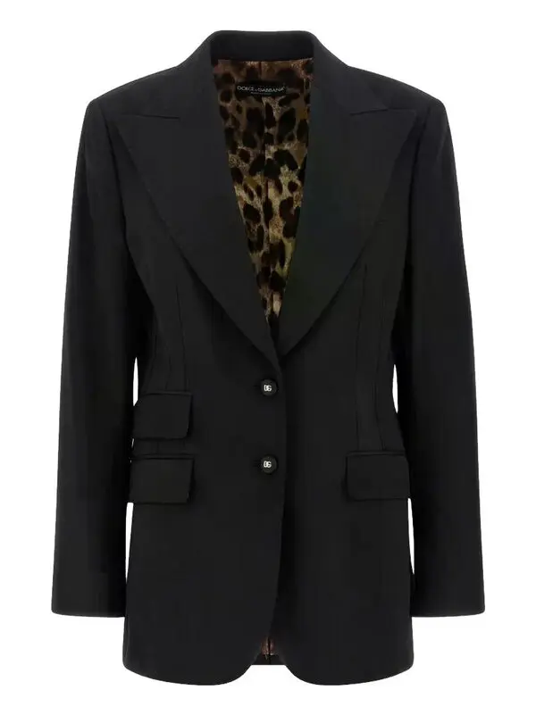 Dolce & Gabbana Turlington Single-breasted Blazer - Black