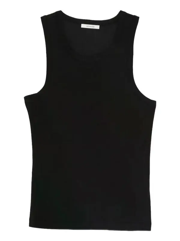 ENTIRE STUDIOS Round-neck Tank - Black