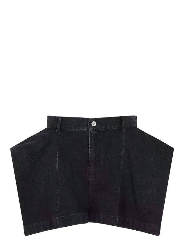 Sacai Denim Shorts - Black