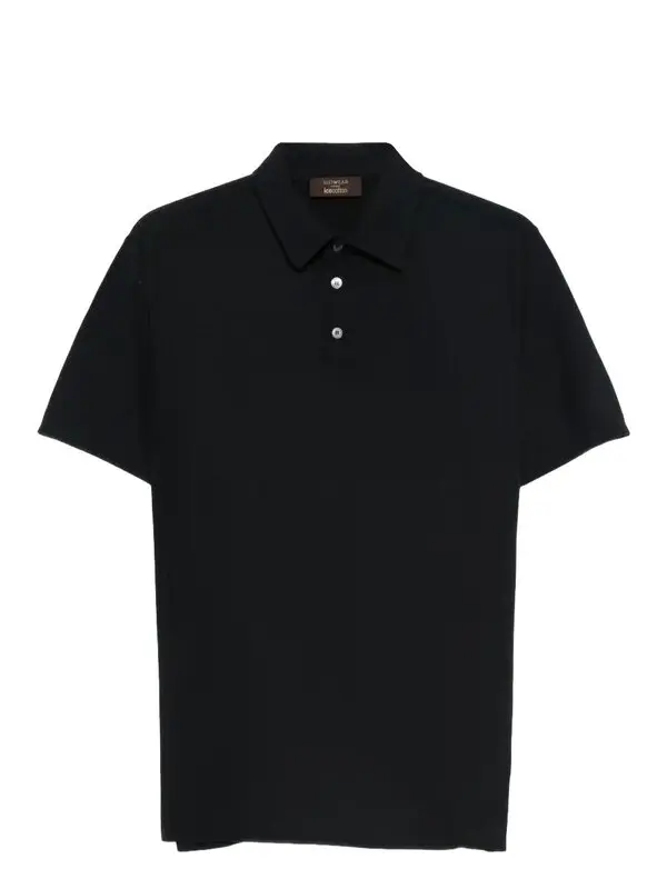 ZANONE Short-sleeve Polo Shirt - Blue