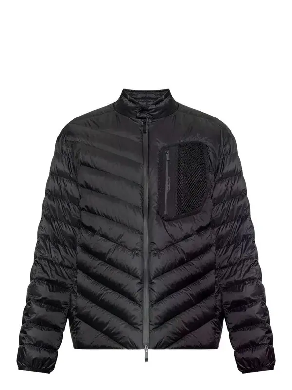 Moncler Mackinac Mesh-pocket Quilted Jacket - Black