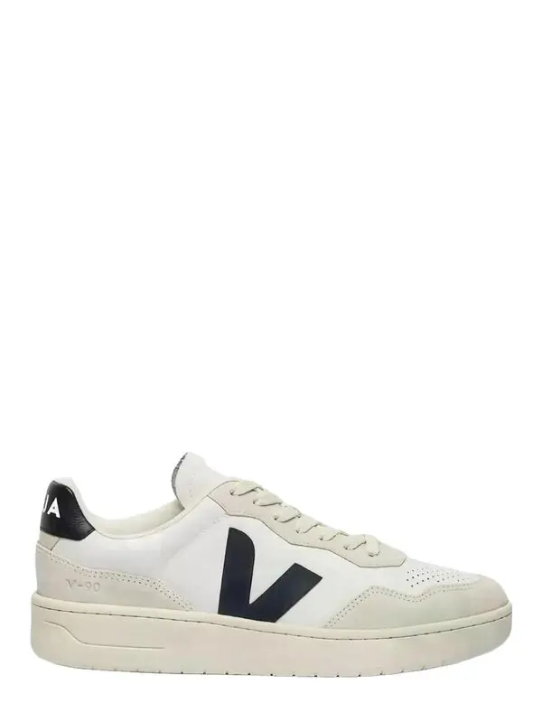 VEJA V-90 Panelled Sneakers - Neutrals
