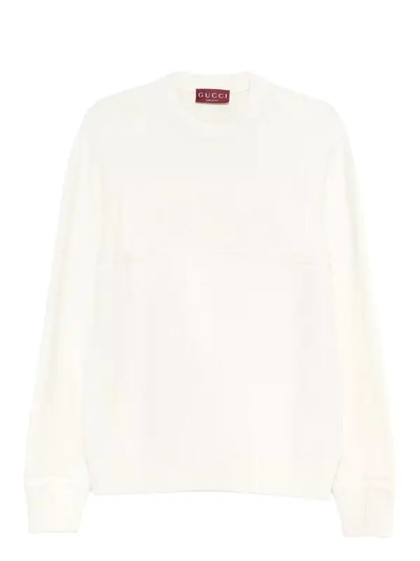 Gucci Logo-detail Sweater - Neutrals