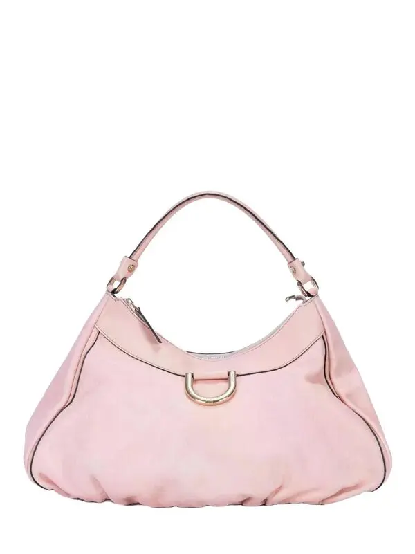 Gucci Abbey D Patterned Leather Handbag - Pink