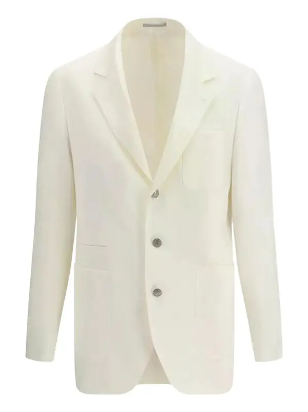 Brunello Cucinelli Single-breasted Blazer - Neutrals