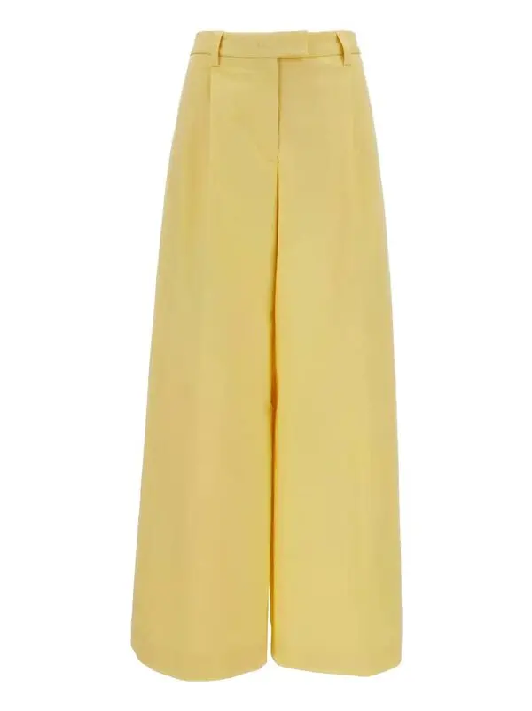THELATEST Pleated Trousers - Yellow