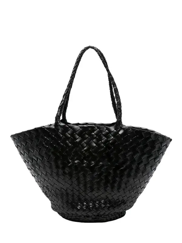 Dragon Diffusion Egola Woven Braided Shoulder Bag - Black