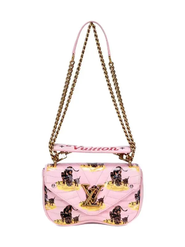 LOUIS VUITTON Print Shoulder Bag - Pink