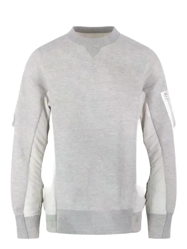 Sacai Crew Neck Pullover - Grey