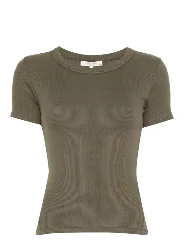 Rag & Bone Ribbed T-shirt - Green