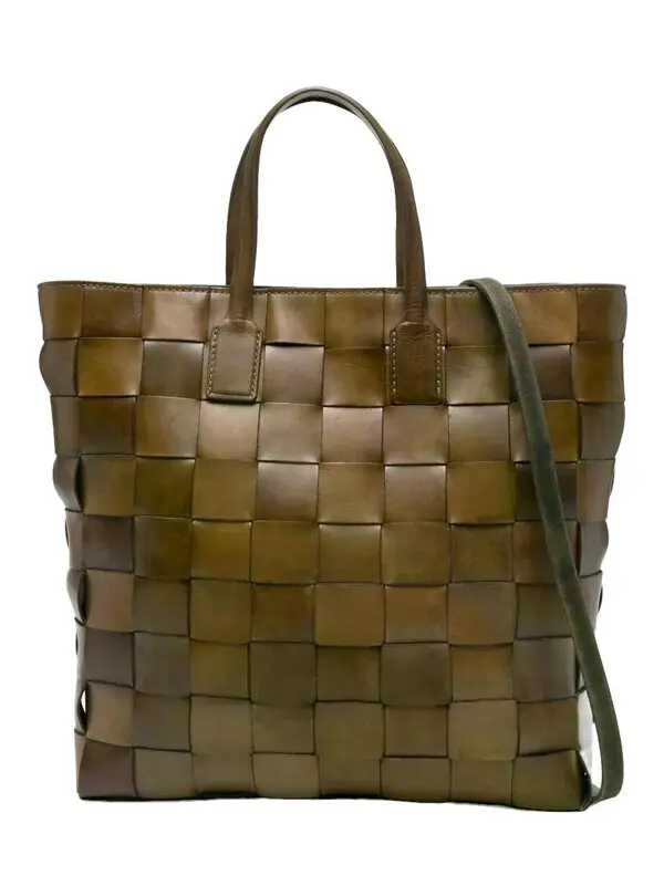 Dragon Diffusion Medium Woven Tote Bag - Green