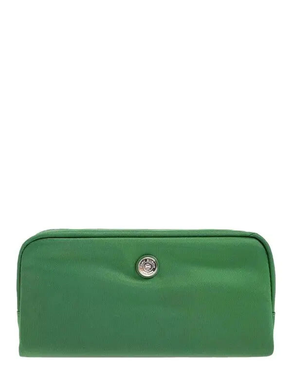 Tory Burch Embellished Makeup Bag - Green