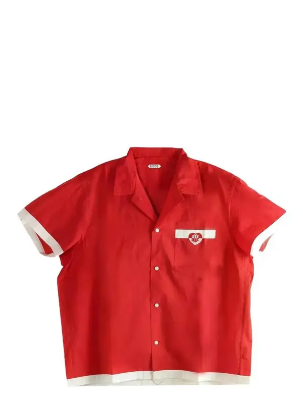 BODE Embroidered Shirt - Red