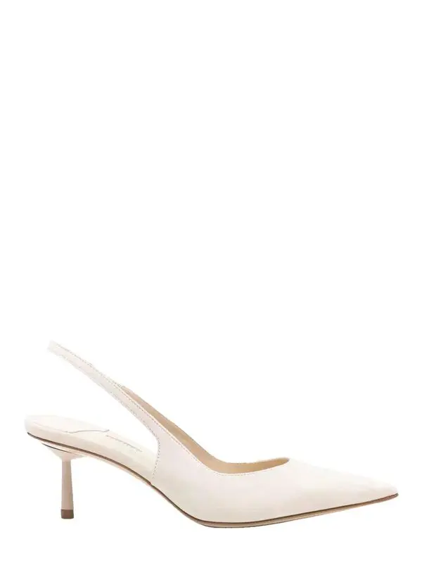 LE SILLA Point-toe Slingback Pumps - Neutrals