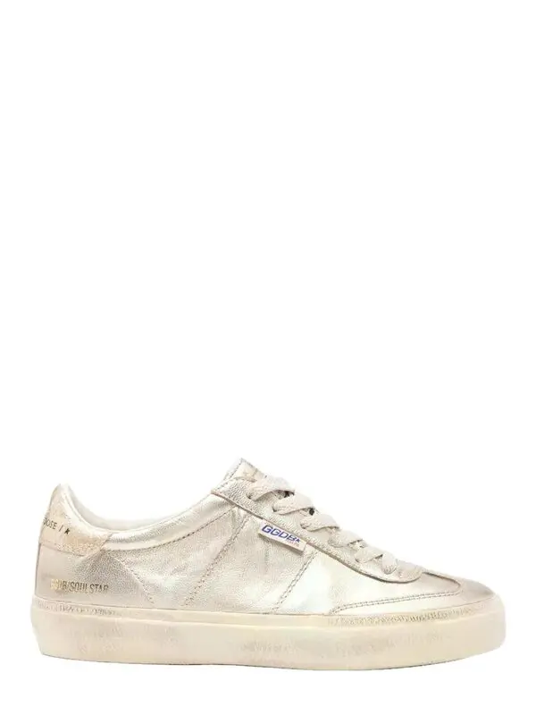 GOLDEN GOOSE Soul Star Metallic Sneakers - Gold