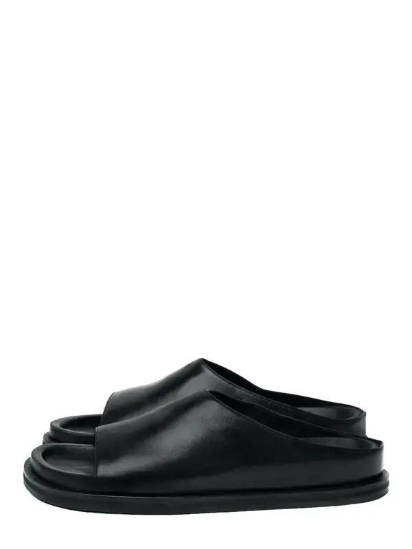 Studio Nicholson Open-toe Flat Sandals - Black