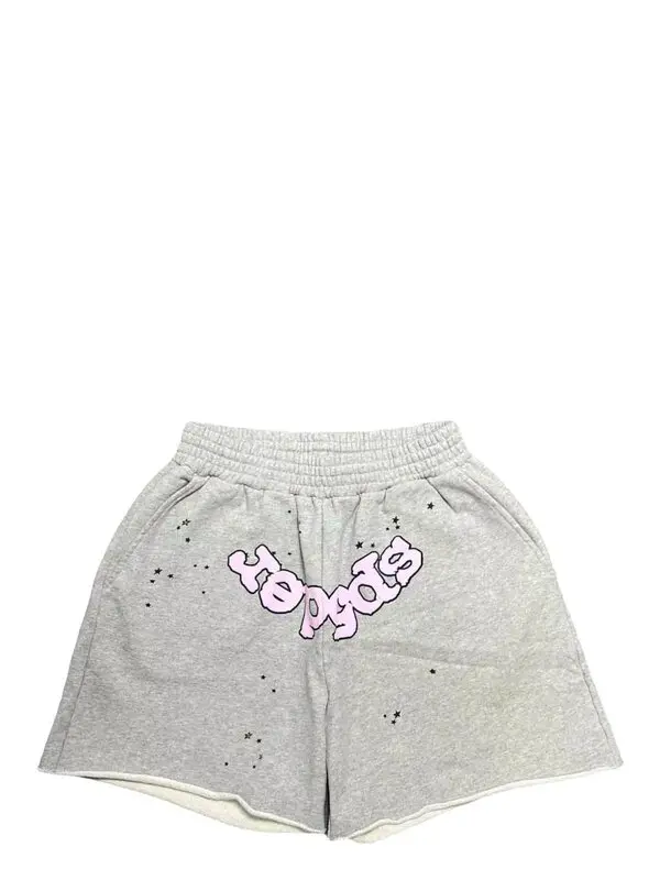 SP5DER Web Logo Shorts - Grey