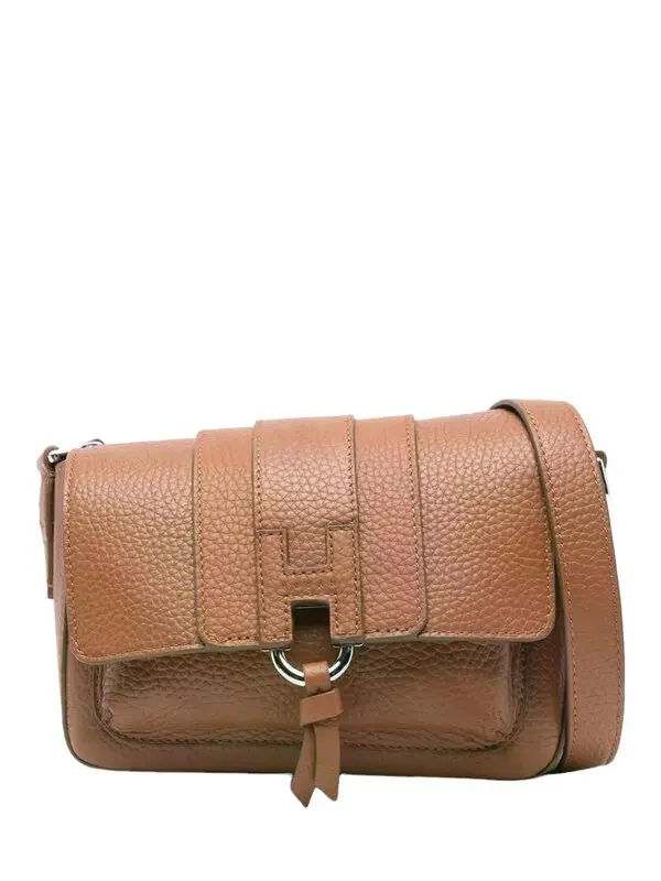Hogan Ring Detail Shoulder Bag - Brown