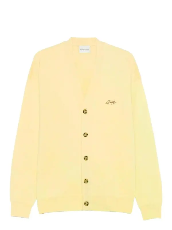 Drole De Monsieur Button-fastening Cardigan - Yellow