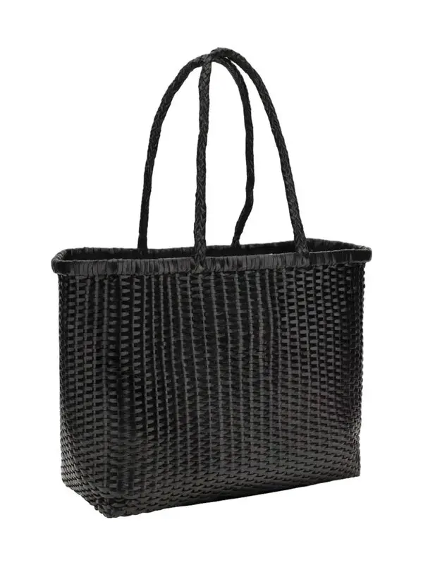 Dragon Diffusion Woven Big Tote Bag - Black