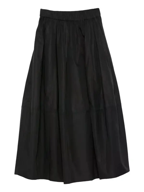 Co A-line Midi Skirt - Black