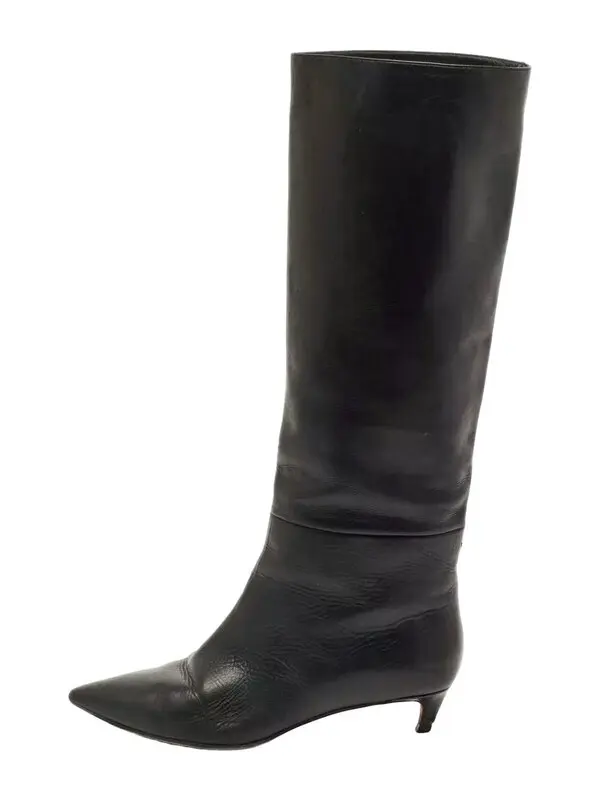 JIMMY CHOO Leather Boots - Black