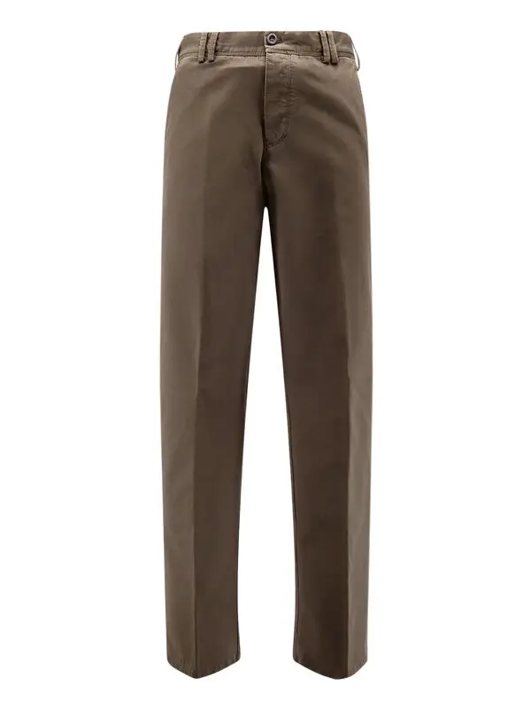 PT TORINO Reworked Michael Deluxe Cotton Trousers - Green