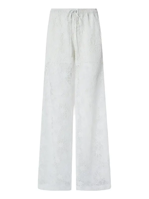 Pinko Laurie Lace Trousers - White