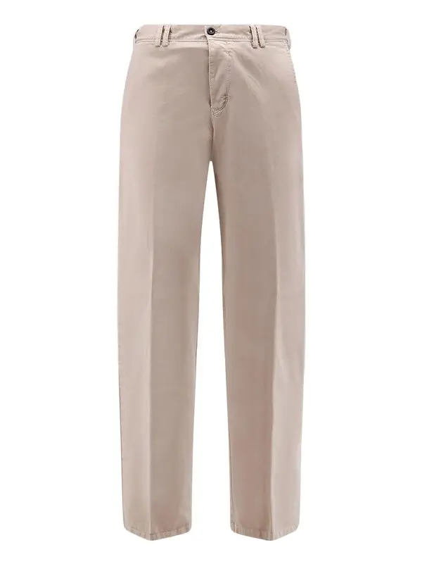 PT TORINO Reworked Michael Deluxe Cotton Trousers - Beige