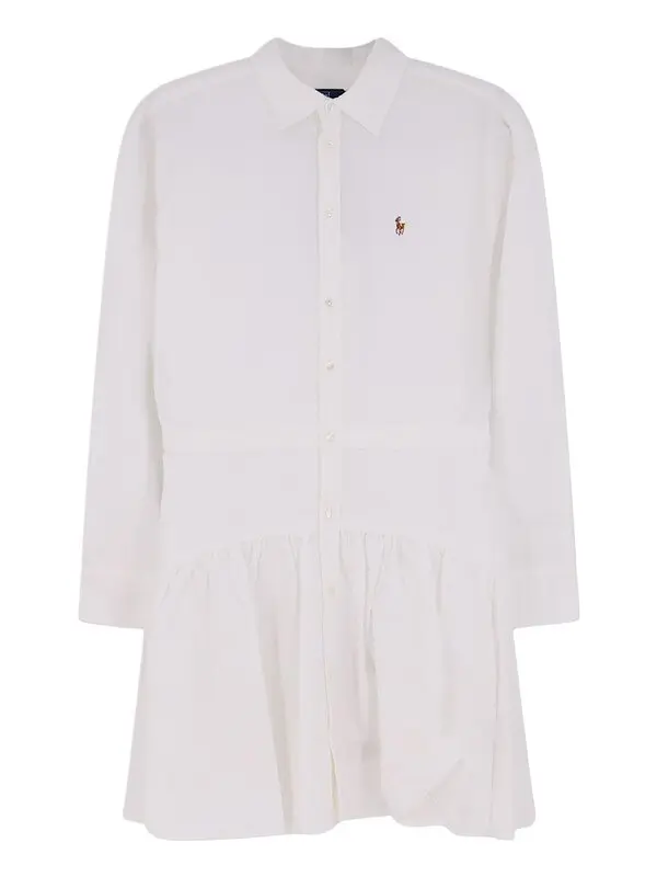 Polo Ralph Lauren Cotton Shirt Dress - White