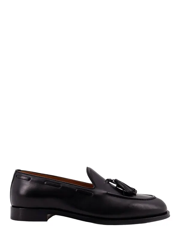 Loro Piana Serge Tassel Loafers - Black