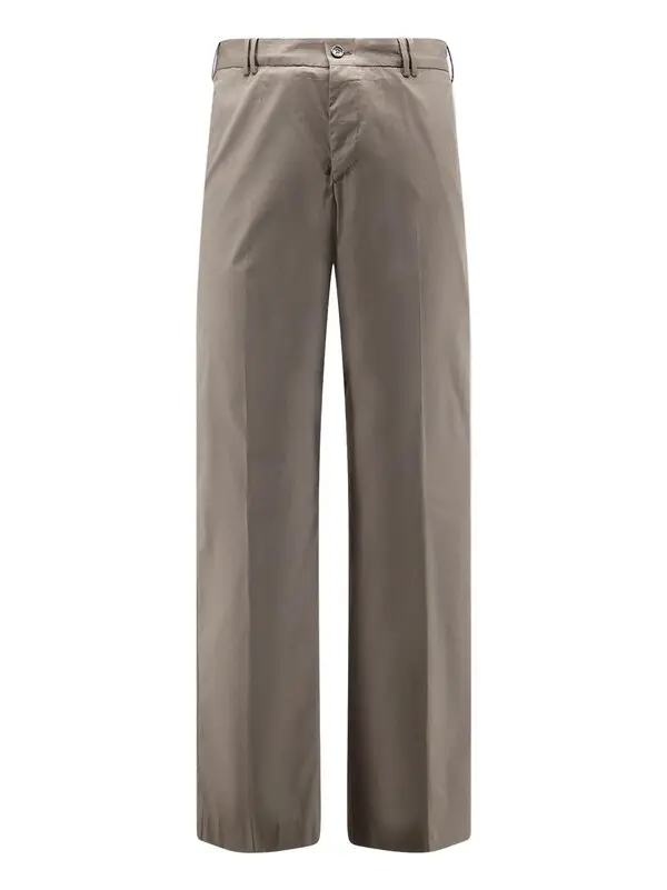 PT TORINO Reworked Michael Cotton-blend Trousers - Green