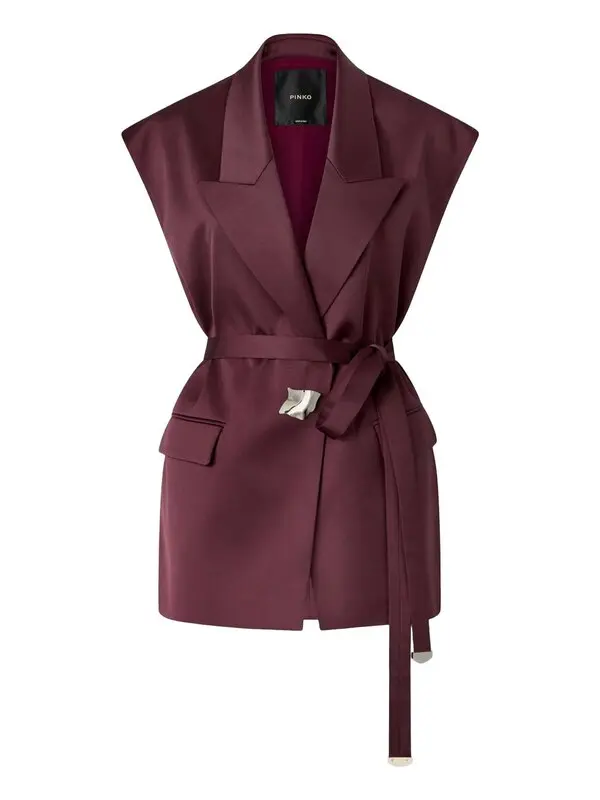 Pinko Satin Blazer - Purple