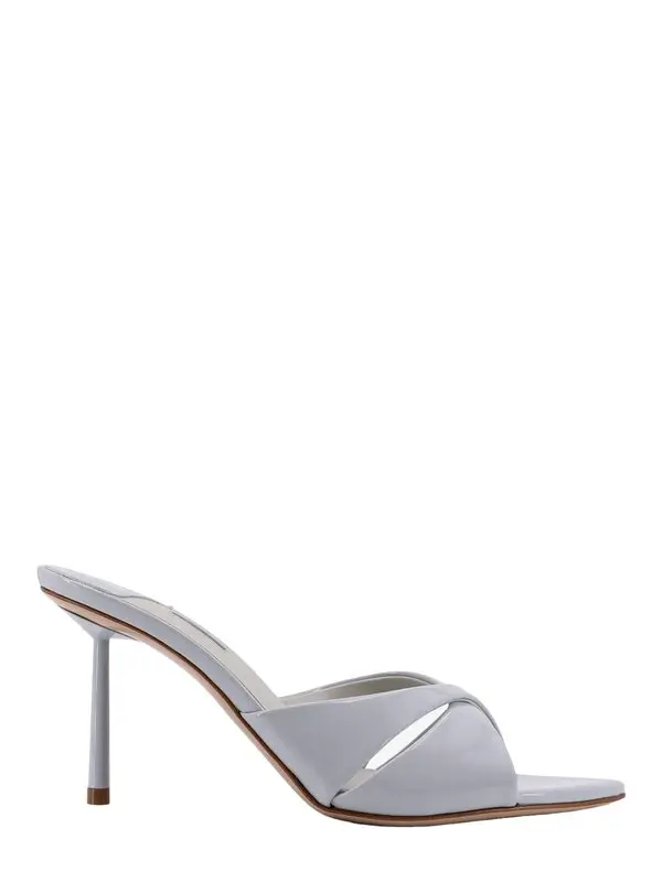 LE SILLA Shirley Patent Leather Sandals - Grey
